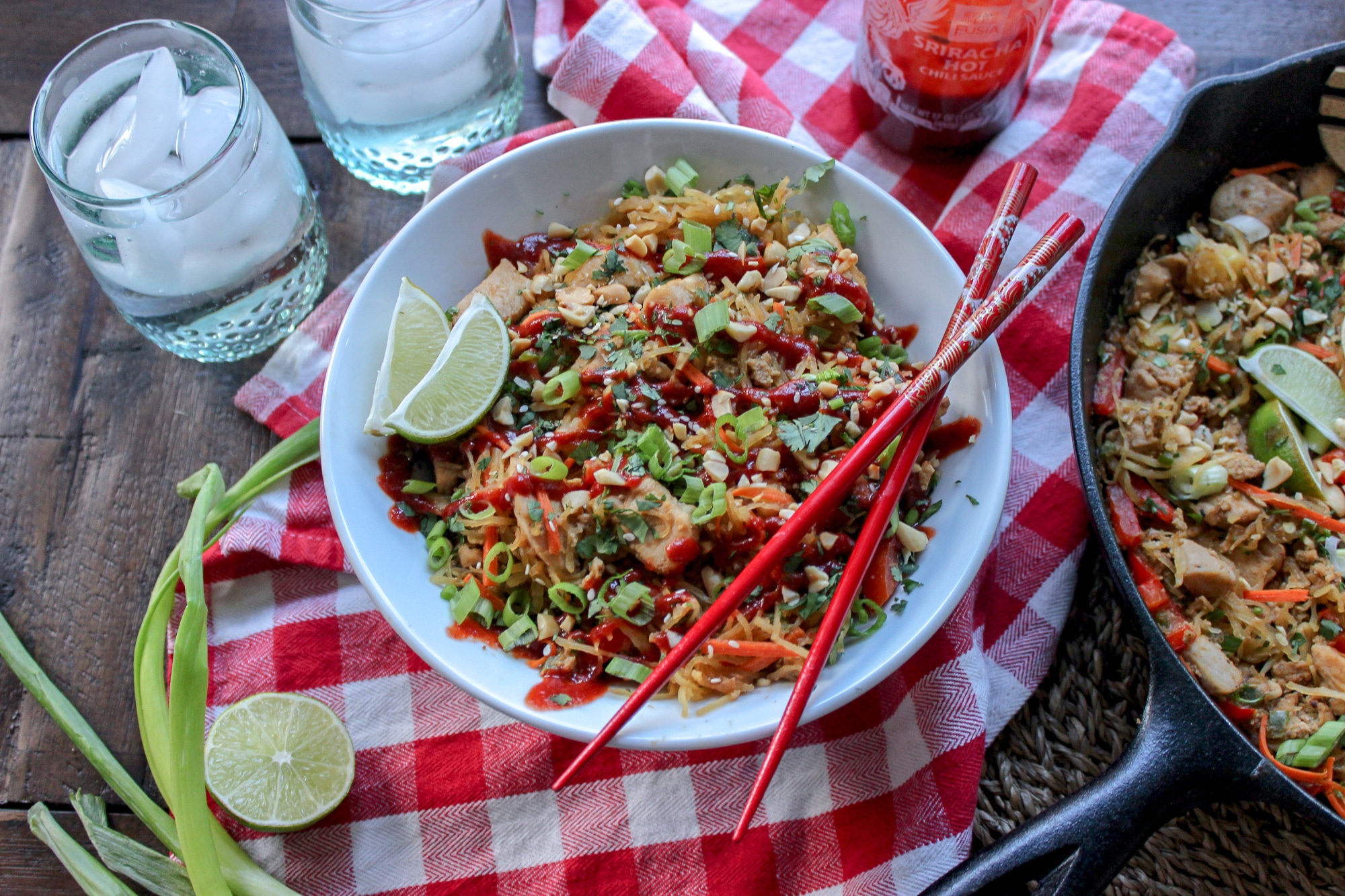 Spaghetti Squash Pad Thai - Bonappeteach