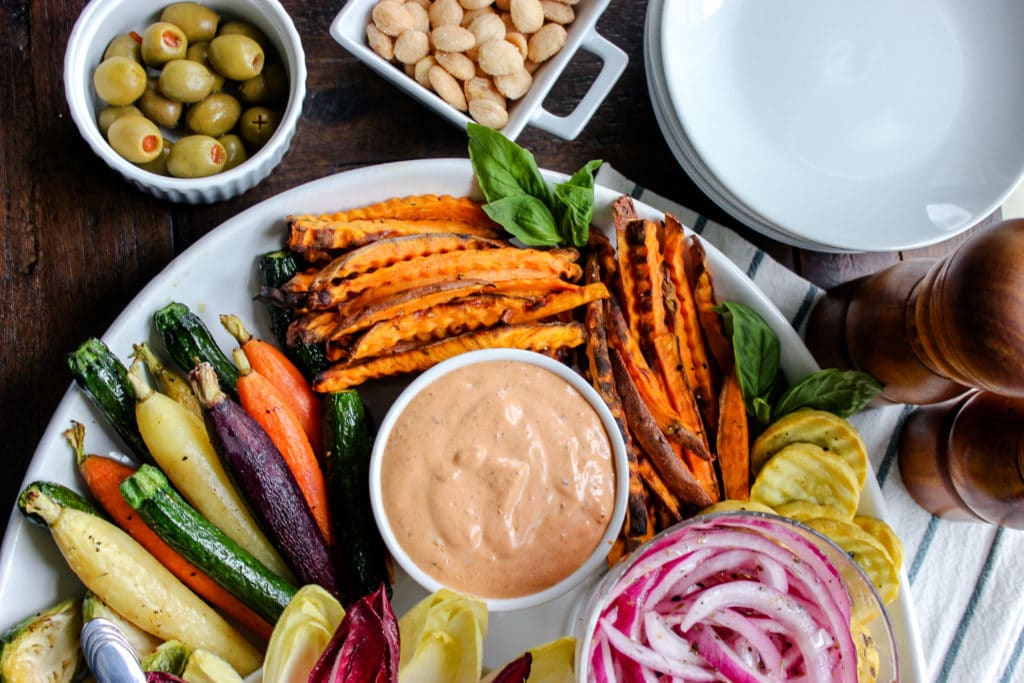 Roasted Crudite Platter - Bonappeteach