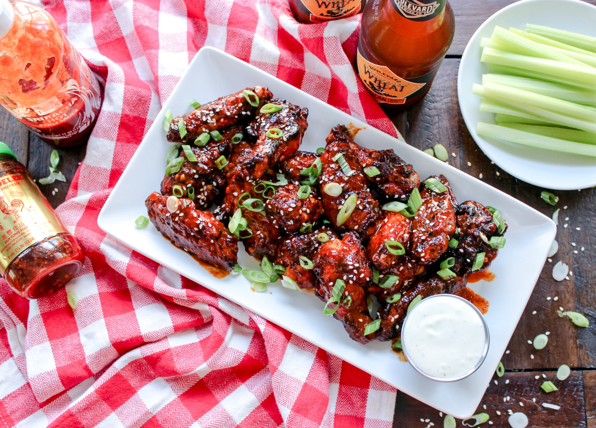 Grilled Firecracker Wings - Bonappeteach