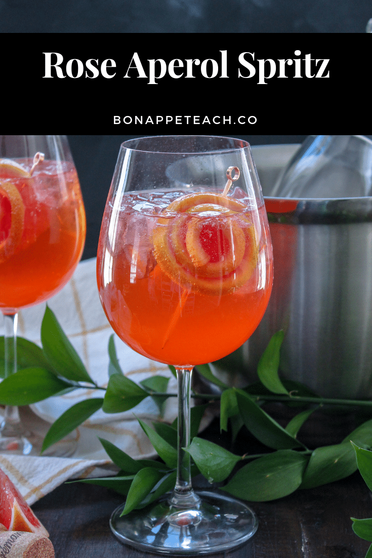 The Forsyte Spritzer- Rose Aperol Spritz - Bonappeteach