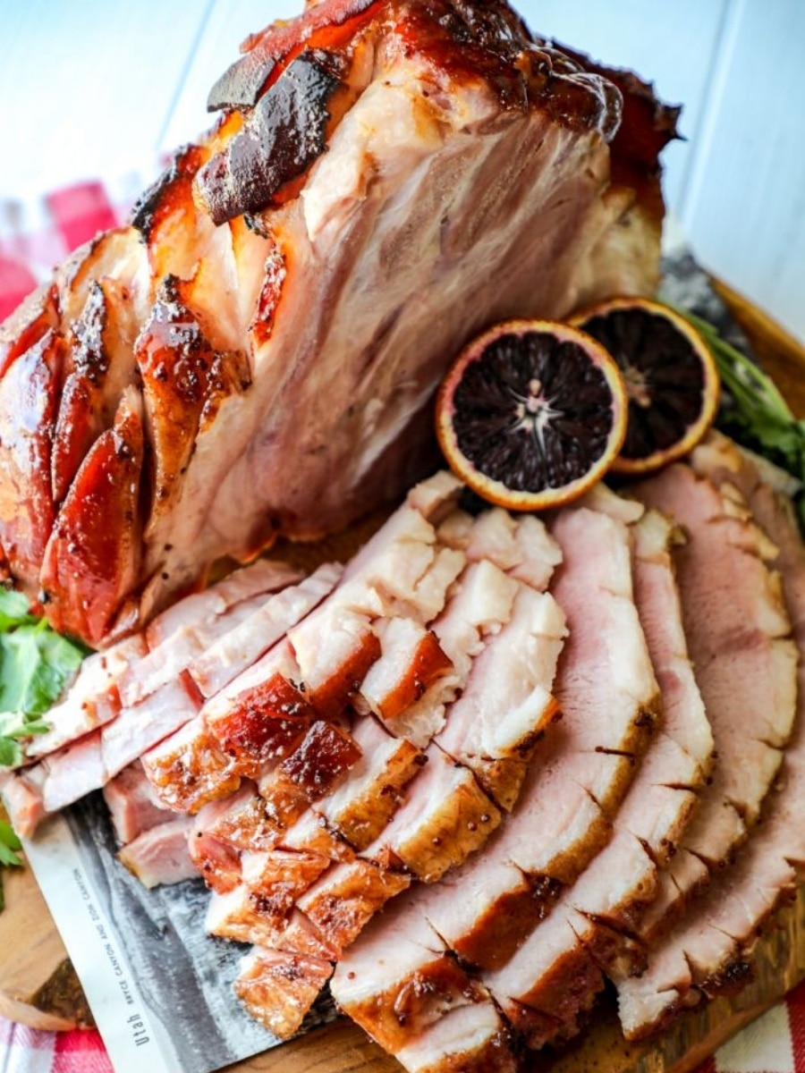 How To Smoke A Ham On The Grill - Bonappeteach