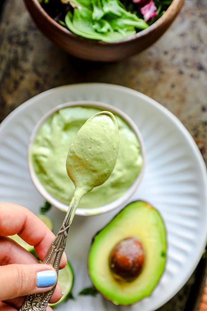 Quick and Easy Avocado Dressing - Bonappeteach