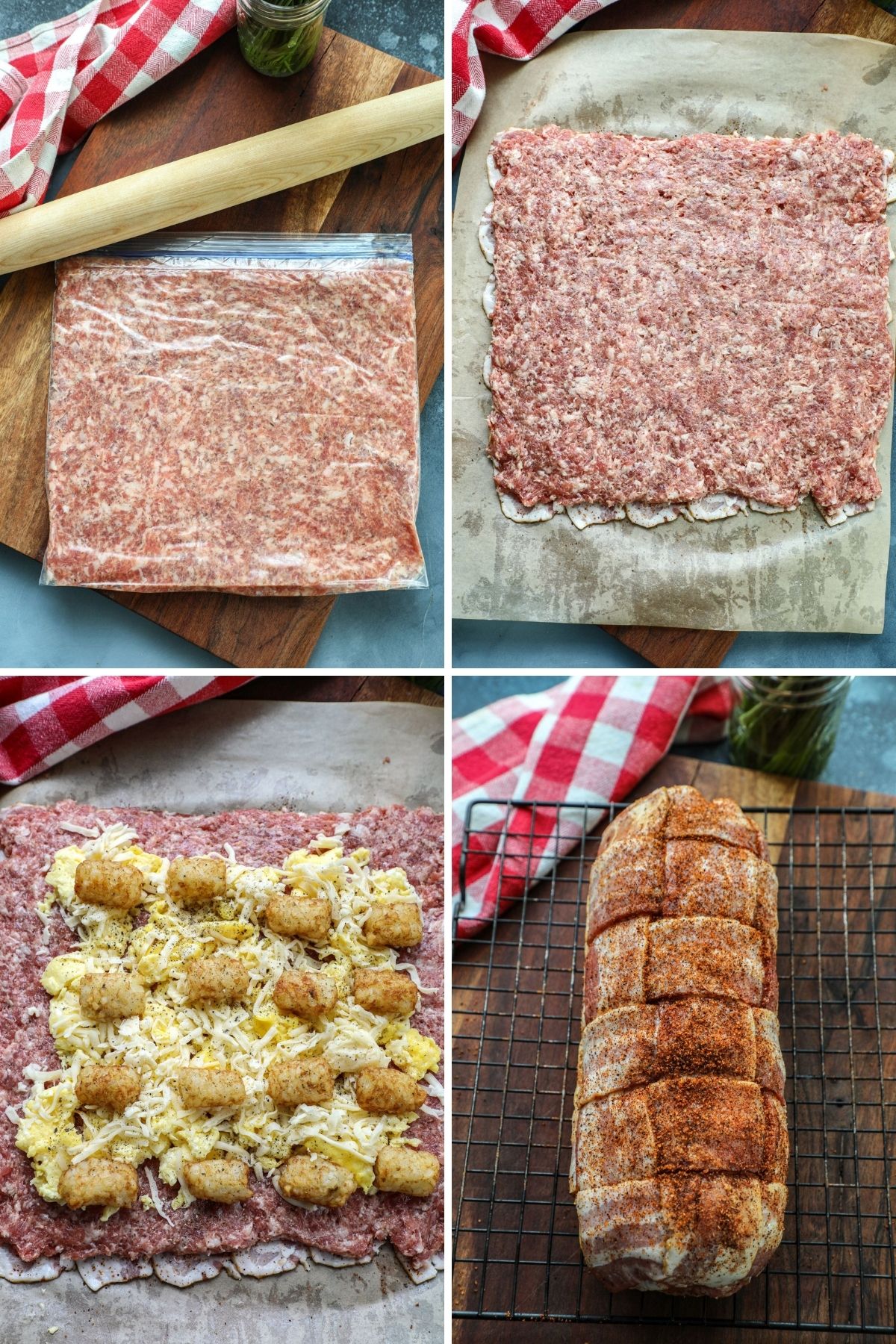 Smoked Breakfast Fatty Recipe - Bonappeteach
