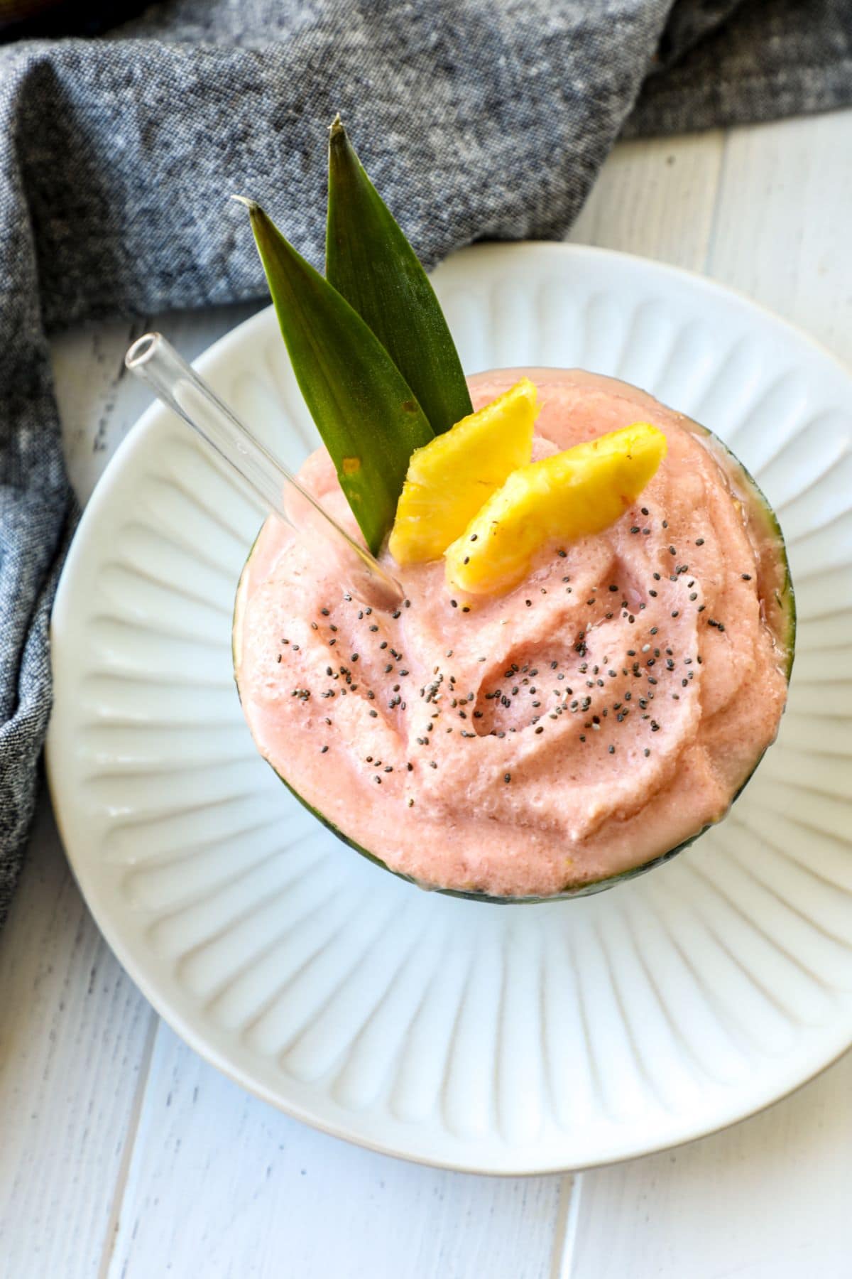 Mini Watermelon Pina Colada - Bonappeteach