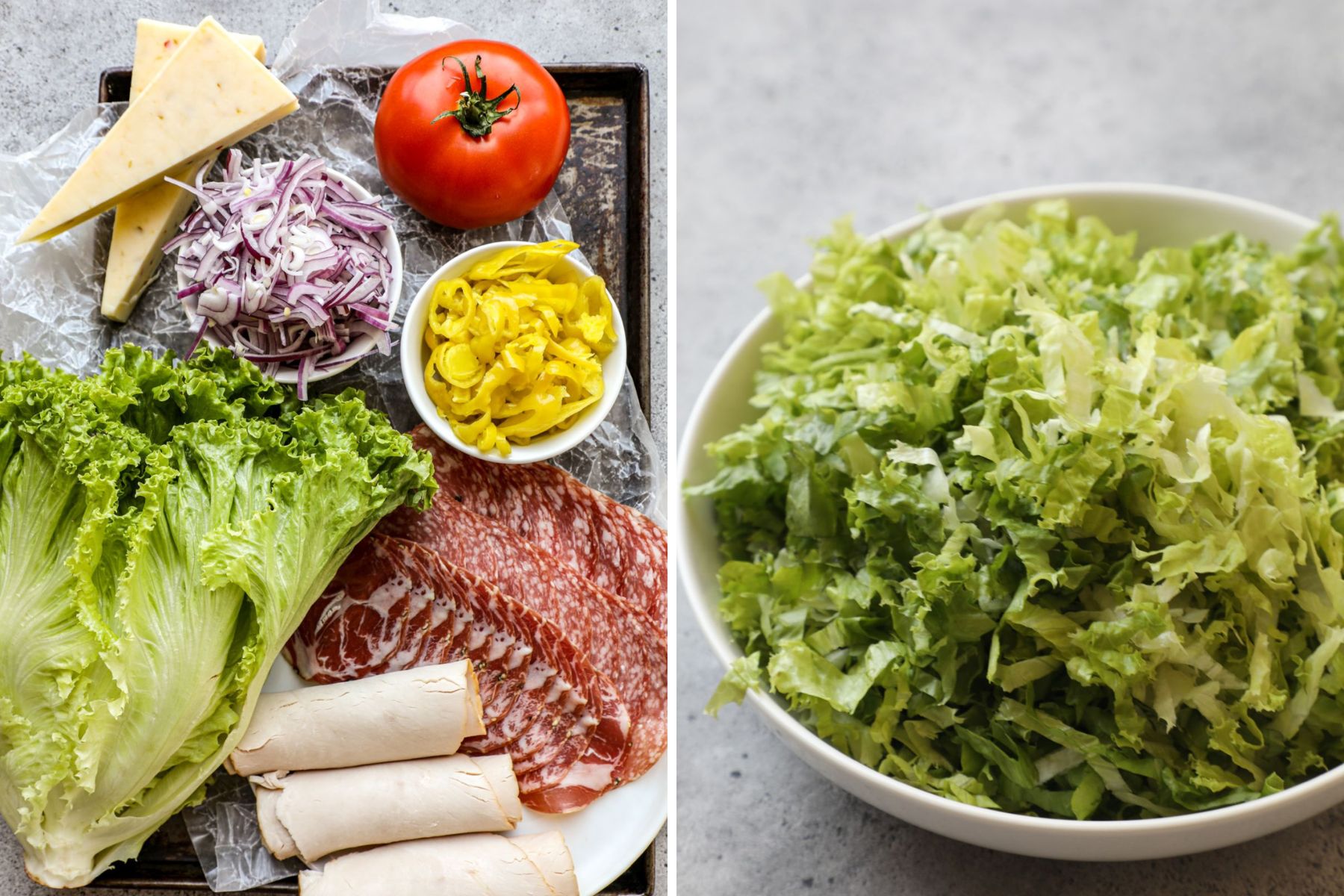 Grinder Salad Recipe - Bonappeteach