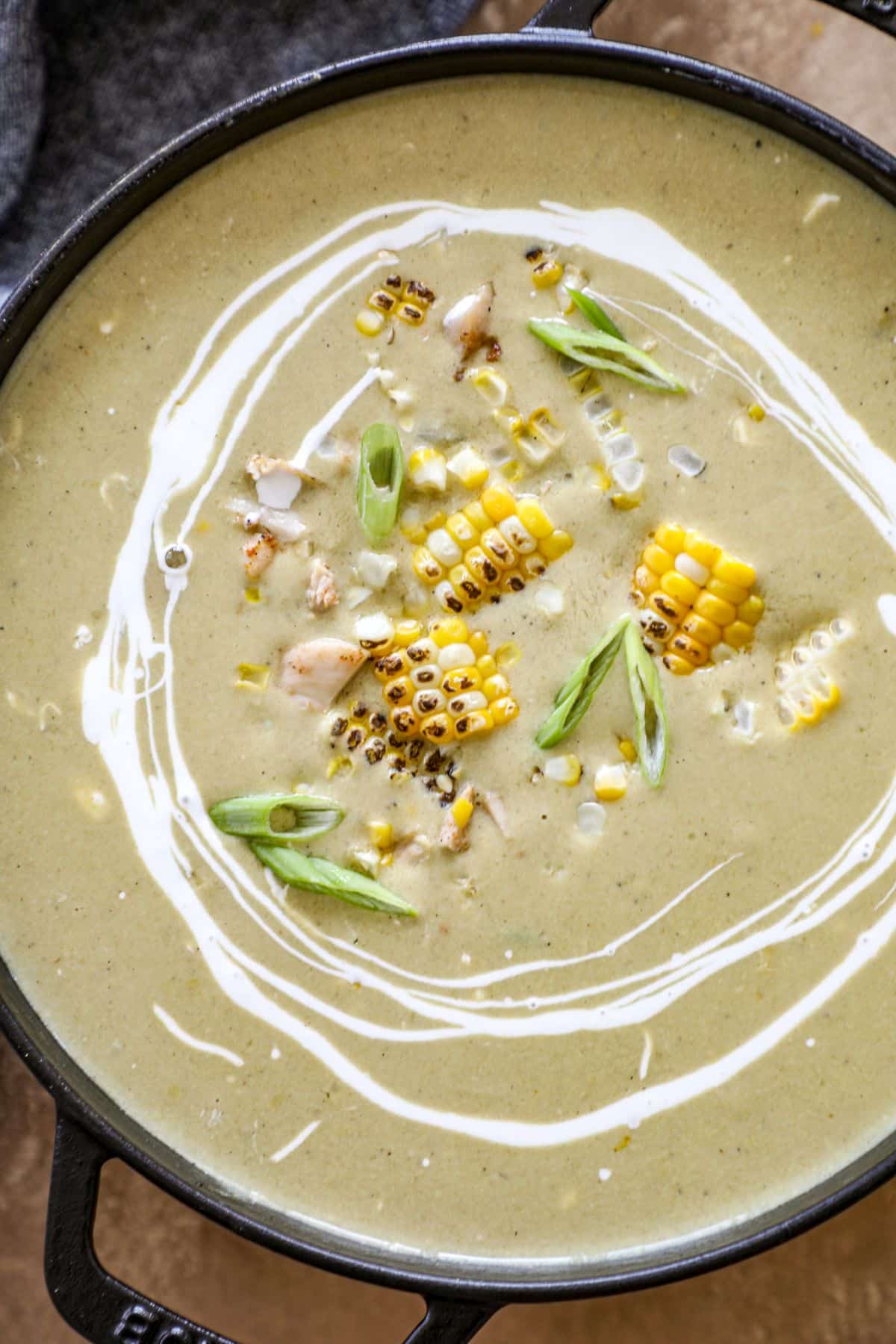Poblano Chicken Chowder - Bonappeteach