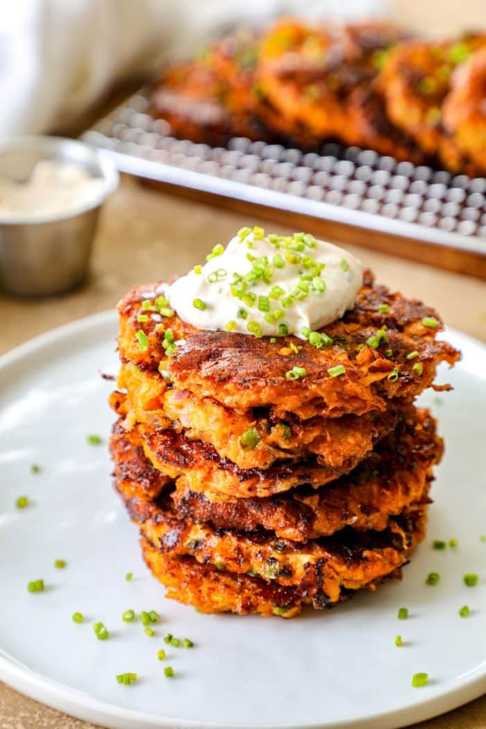 Sweet Potato Fritter Recipe - Bonappeteach