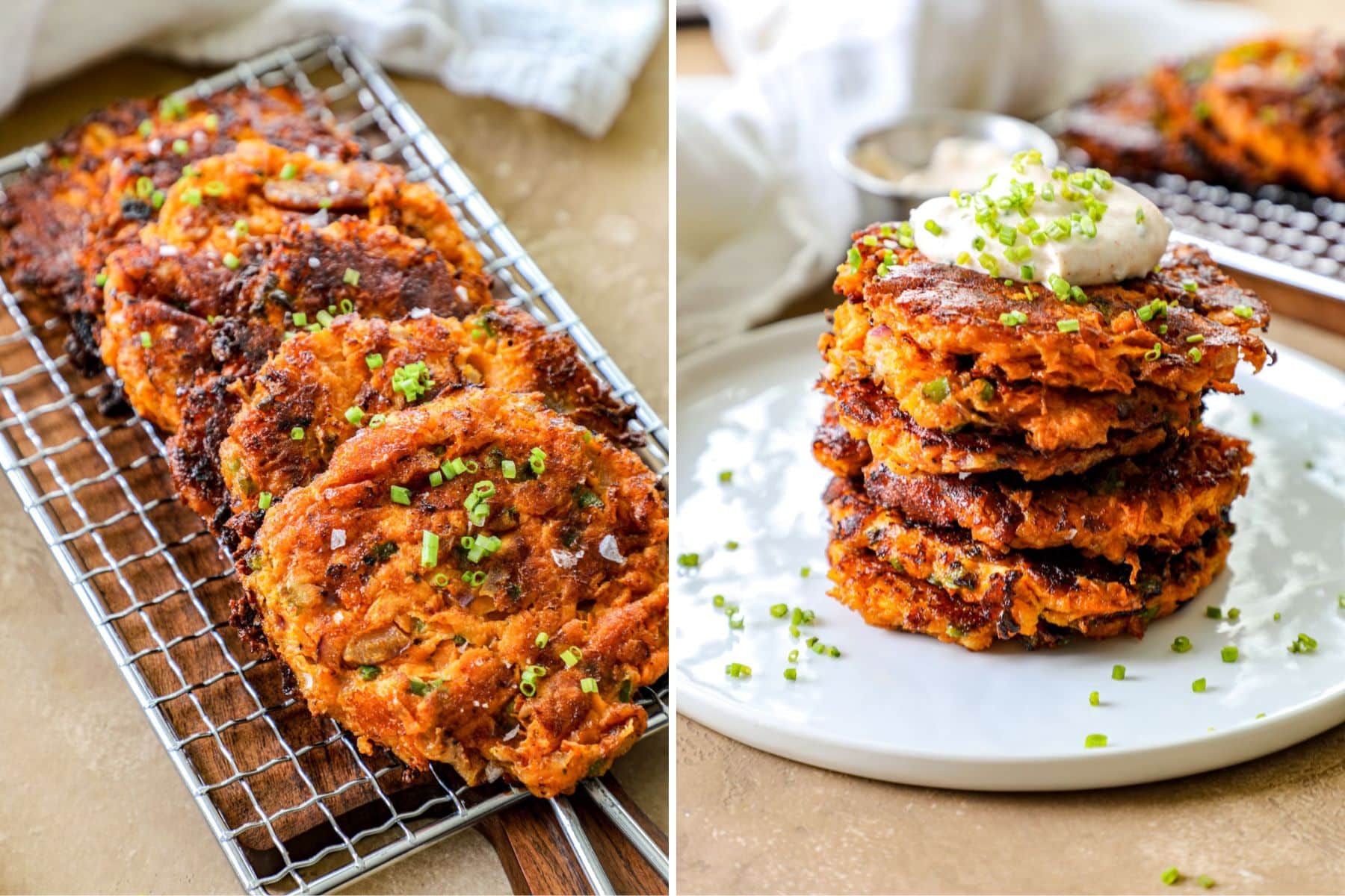Sweet Potato Fritter Recipe - Bonappeteach