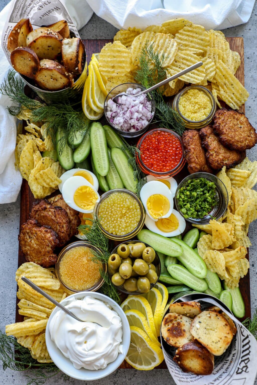 How To Build A Caviar Board - Bonappeteach