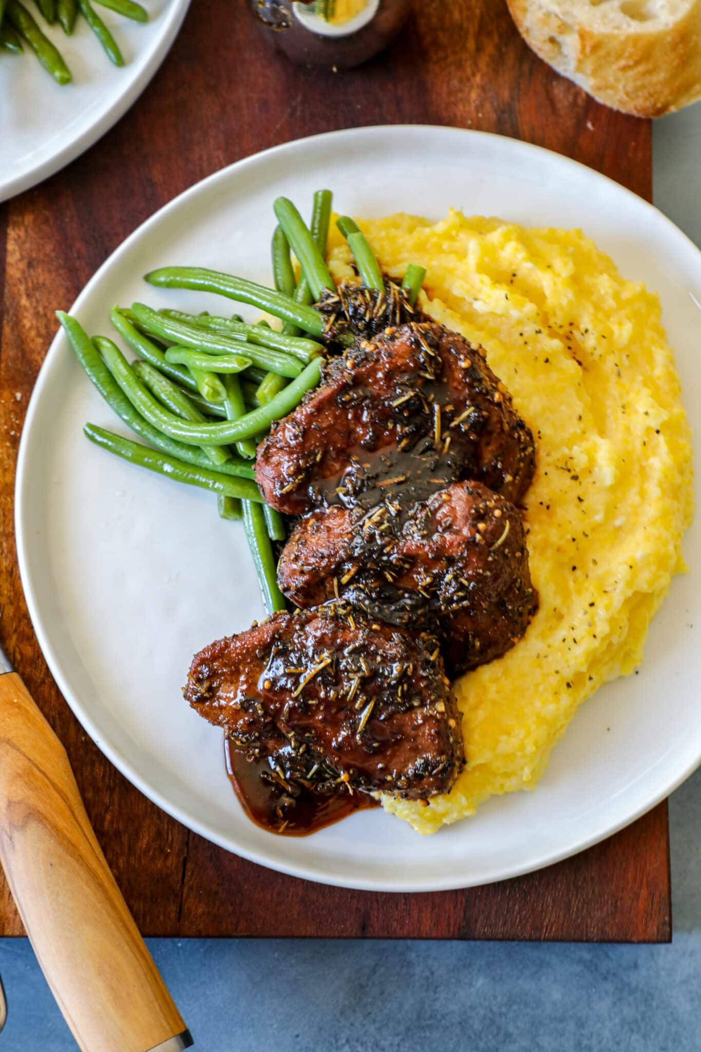 Beer And Brown Sugar Pork Medallions - Bonappeteach