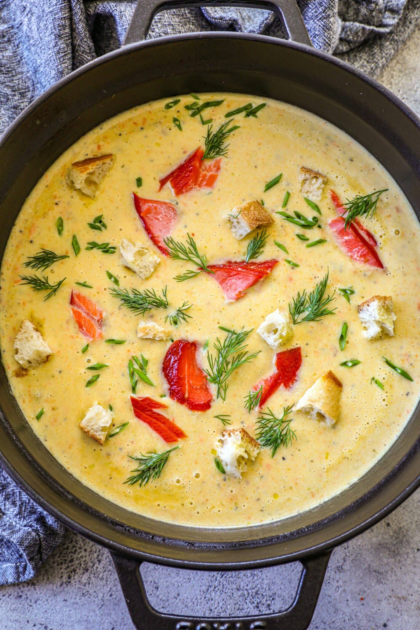Alaskan Smoked Salmon Chowder Recipe - Bonappeteach