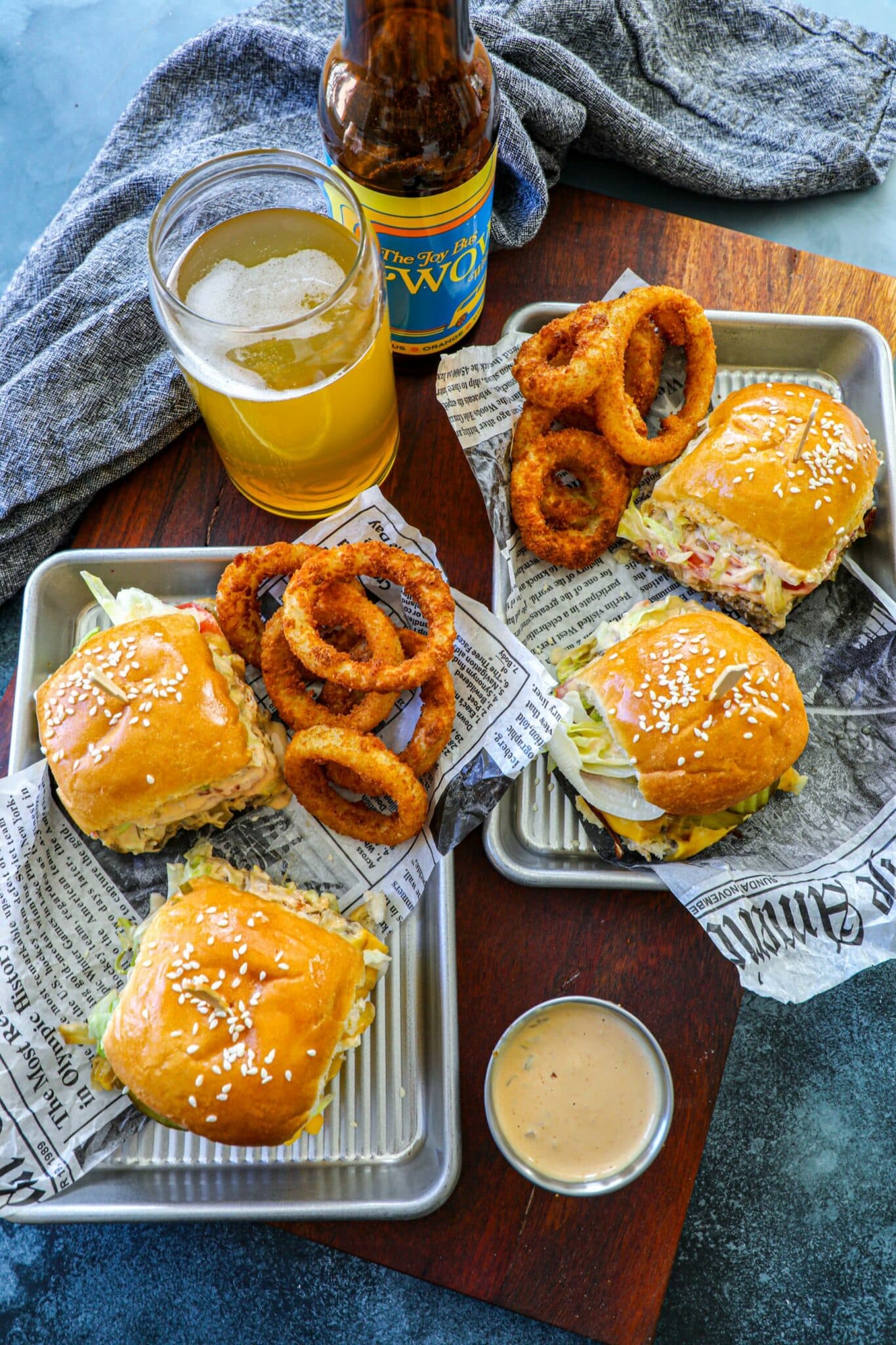 Animal Style Sliders Recipe - Bonappeteach