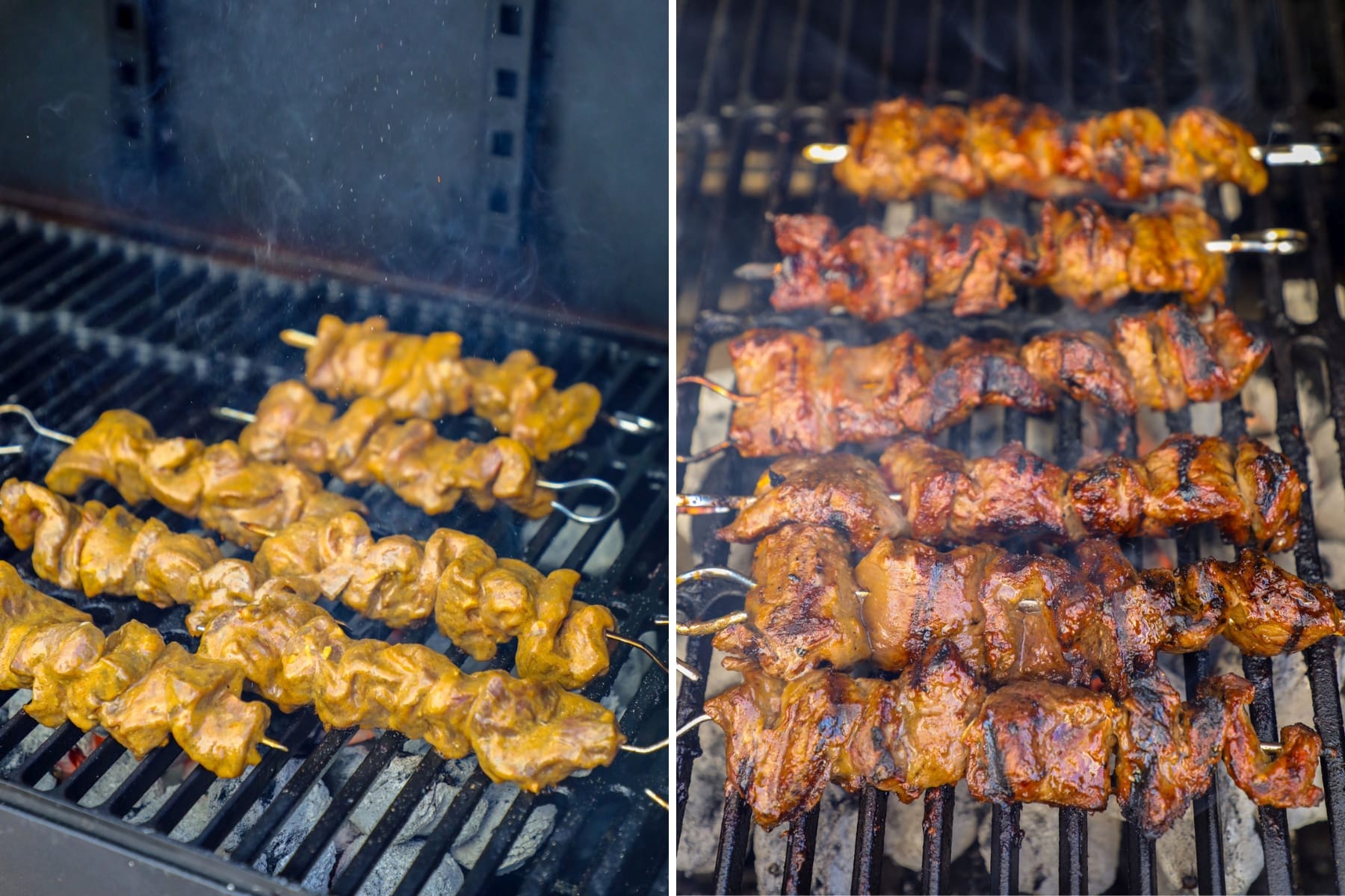 Grilled Beef Satay Skewers - Bonappeteach