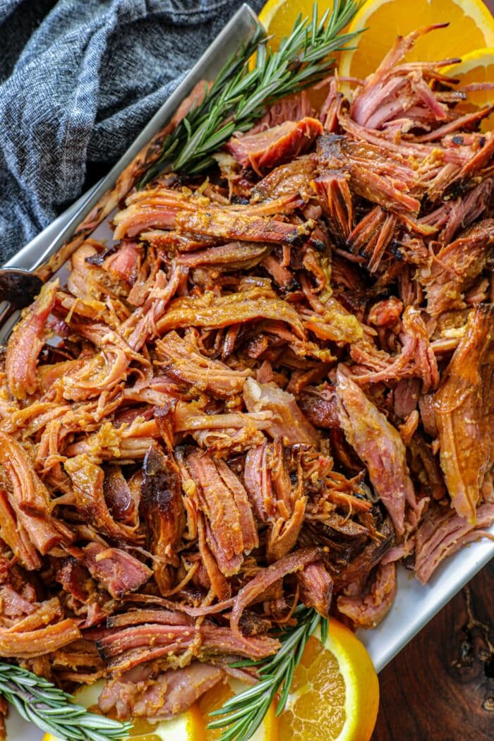 Smoked Pulled Ham Recipe - Bonappeteach