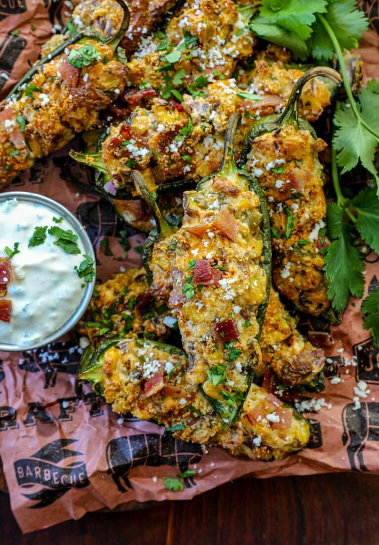 Mexican Street Corn Jalapeno Poppers - Bonappeteach