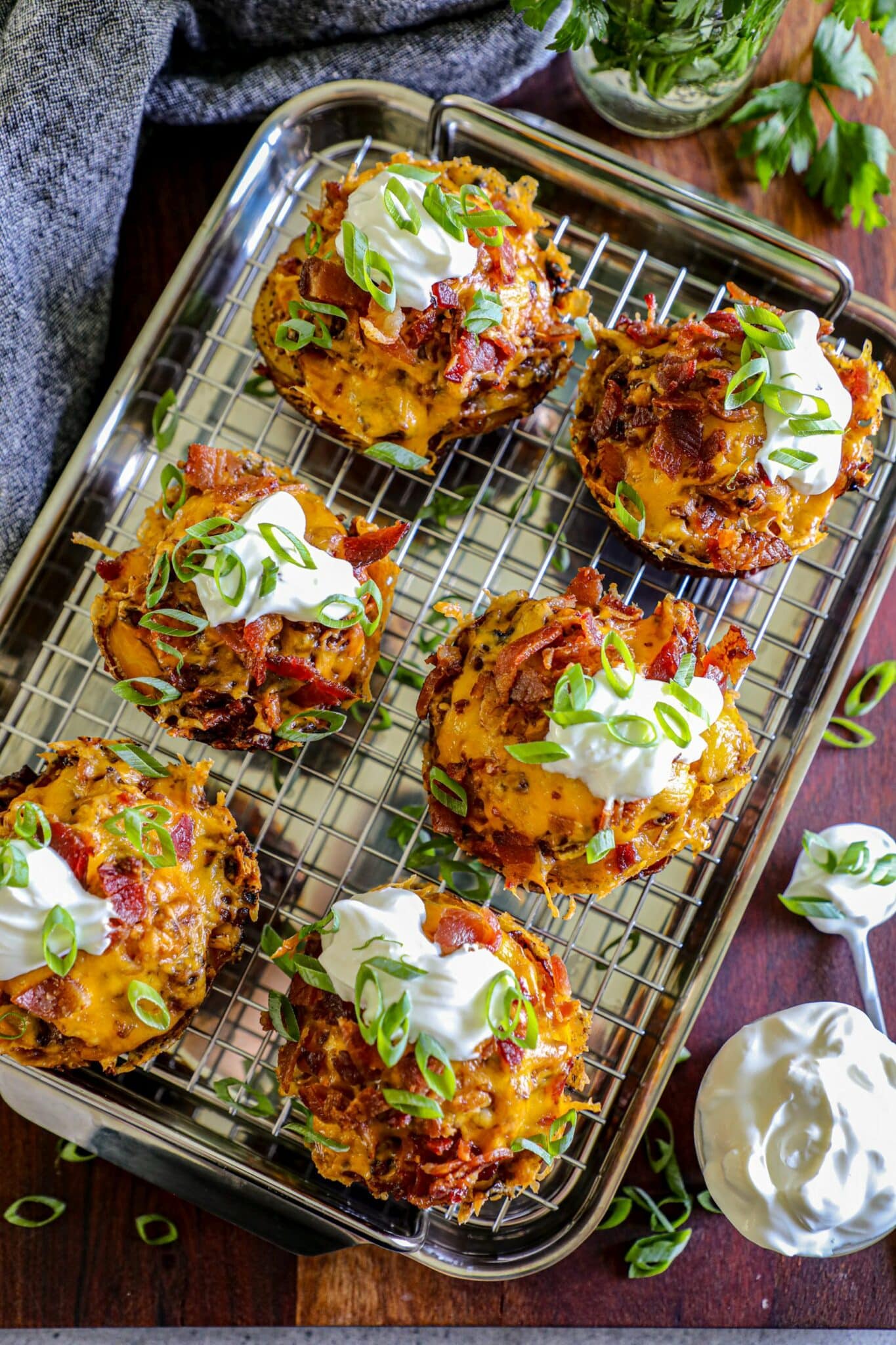 Crispy Muffin Tin Potatoes Recipe - Bonappeteach