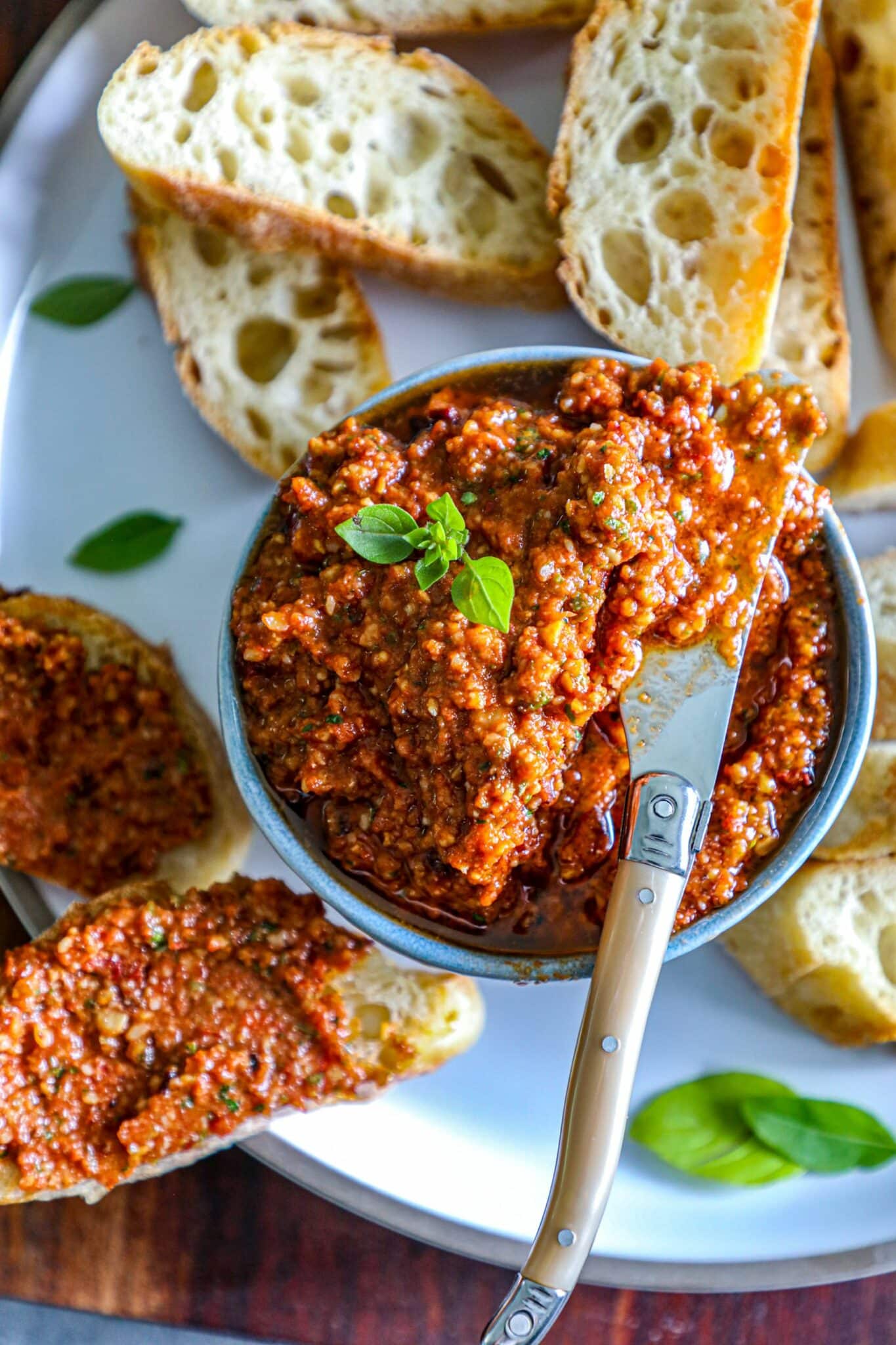 Sun Dried Tomato Basil Pesto Recipe - Bonappeteach