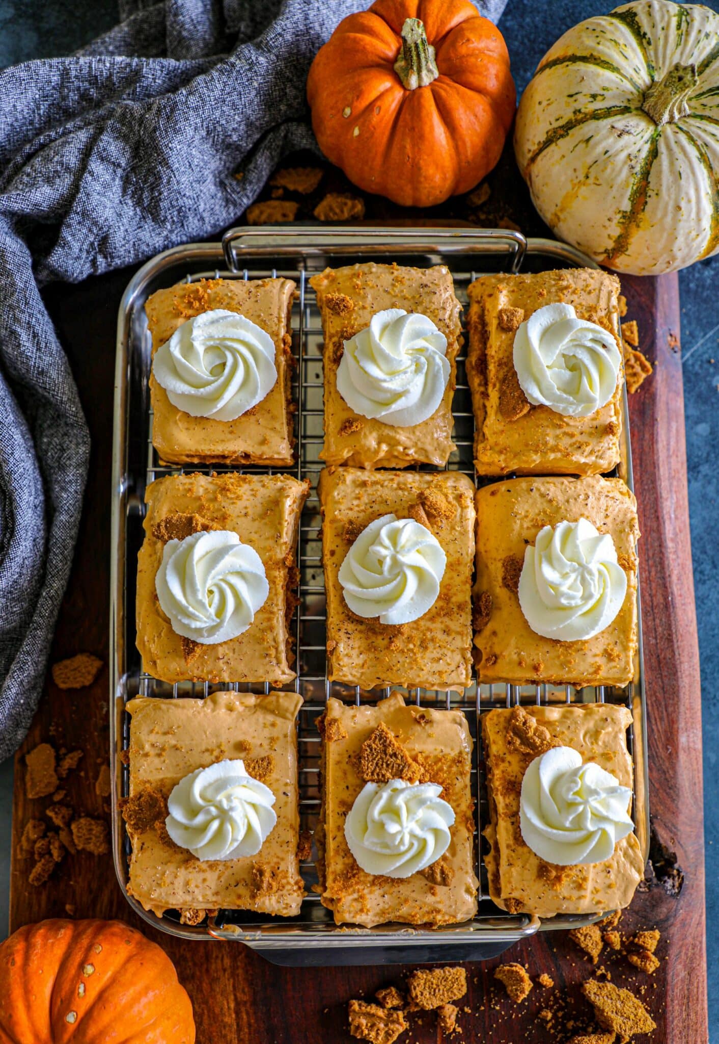 Pumpkin Pudding Bars - Bonappeteach